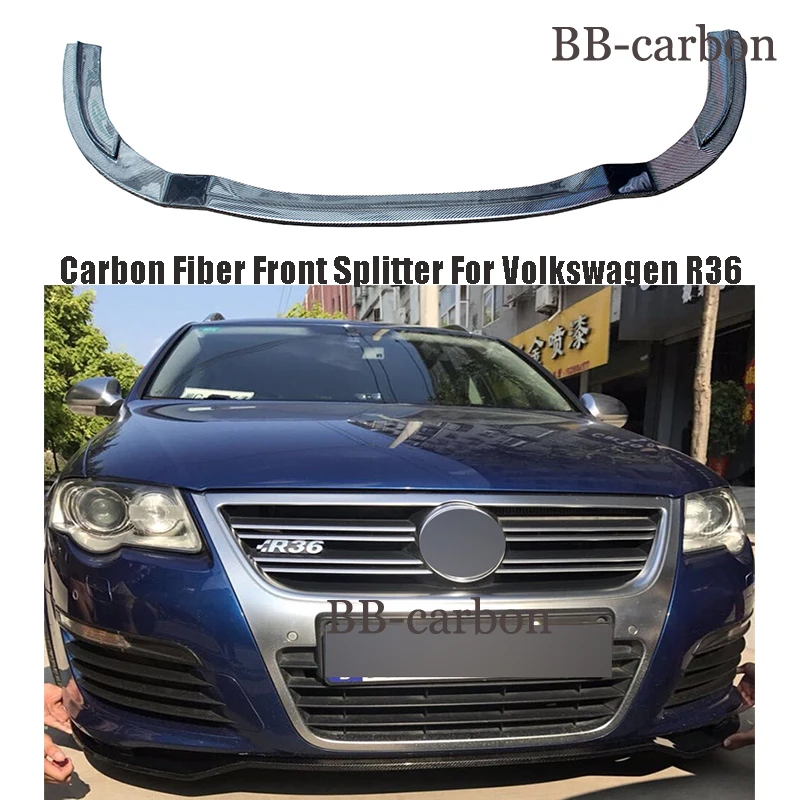 High-Quality-Carbon-Fiber-FRP-Unpainted-Front-Bumper-Lip-Splitter-For ...