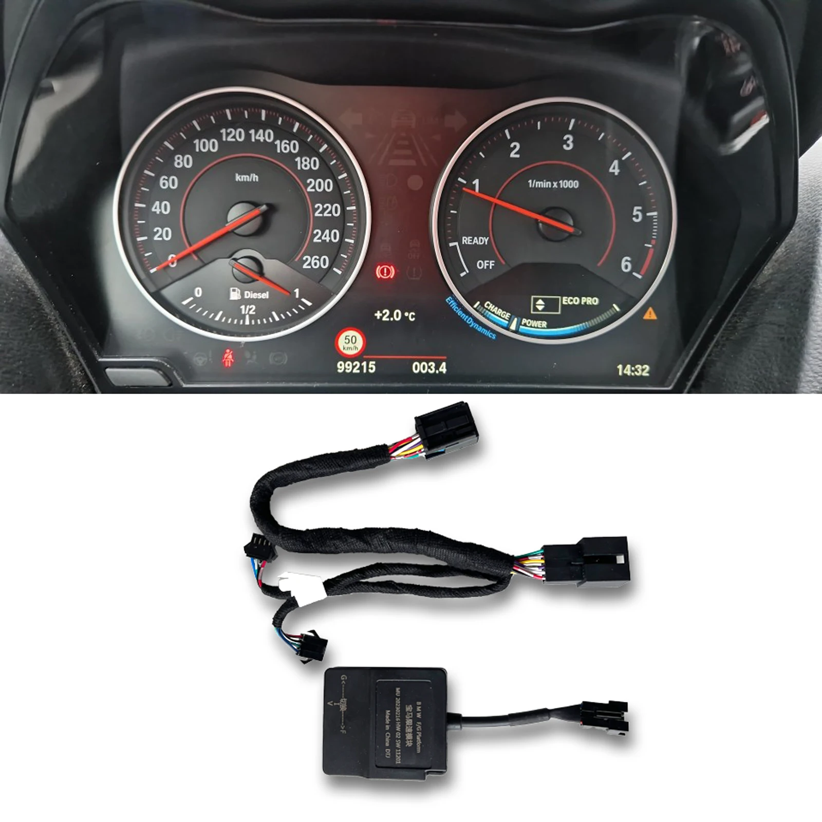 For BMW Speed Limit Module Dashboard display SLI Emulator Display ...