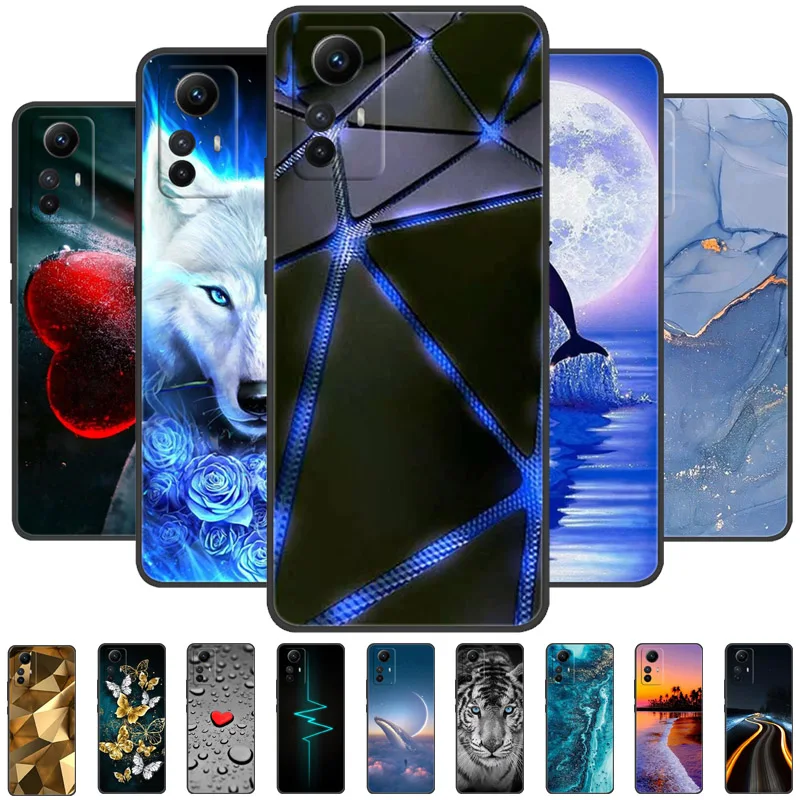 For Xiaomi Redmi Note 12S Case Redmi Note12S Cute Painted Phone Silicon ...