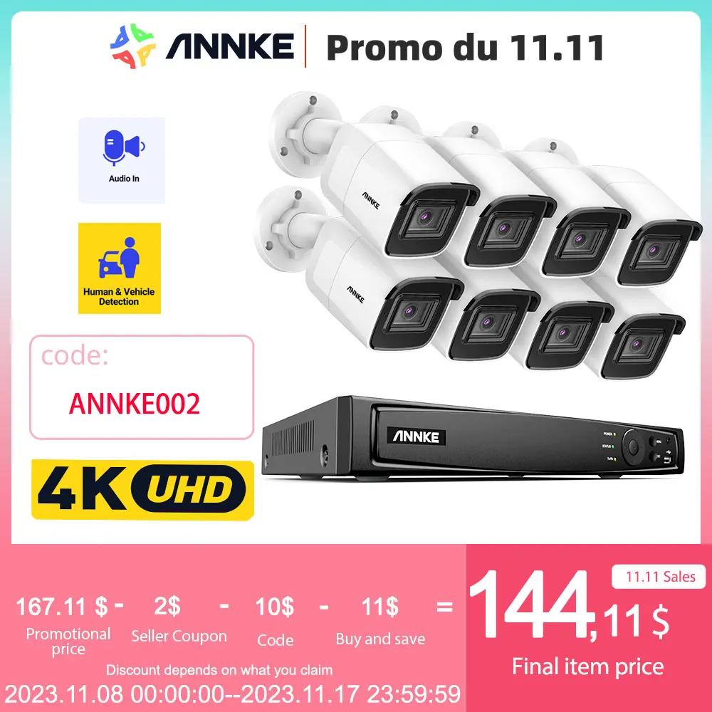 ANNKE-4K-Ultra-HD-POE-Video-Surveillance-System-8CH-H-265-NVR-With-4K ...