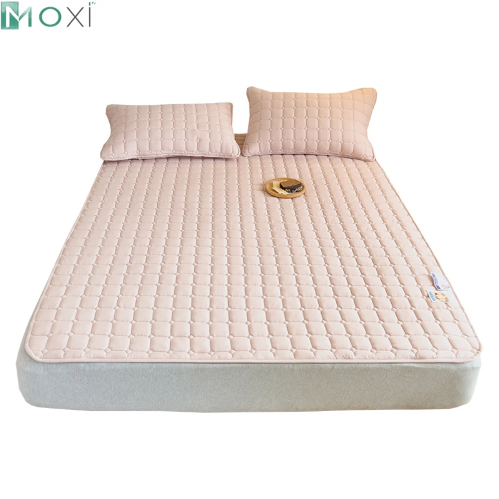 Quilted-Mattress-with-Elastic-Fixing-Straps-Four-Corners-Summer ...