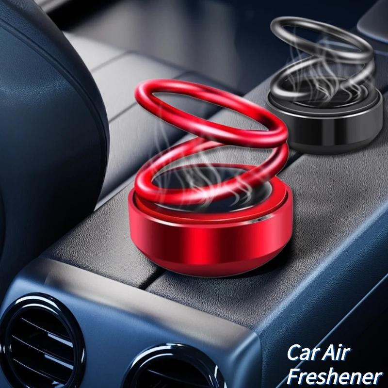 Kinetic-Molecular-Heater-Solar-Powered-Double-Ring-Rotating-Car-Perfume ...