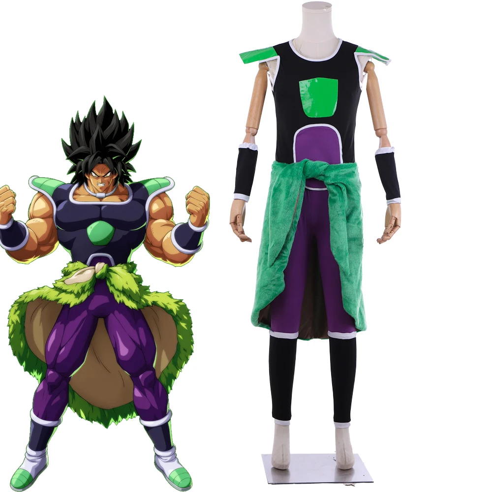 Disfraz-de-Broly-Anime-para-hombre-adulto-traje-completo-de-Top-y ...
