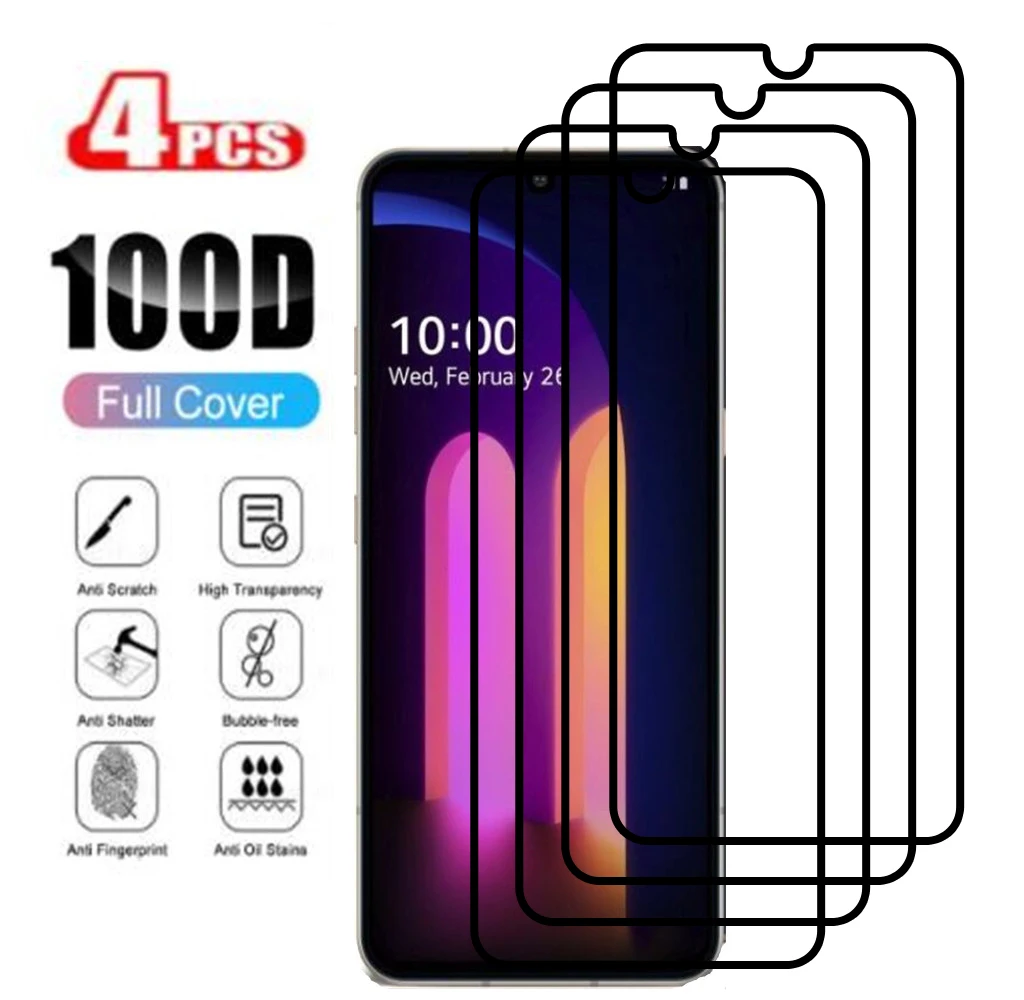 4Pcs-Screen-Protector-Full-Cover-Protective-Glass-For-LG-V60-ThinQ-5G ...