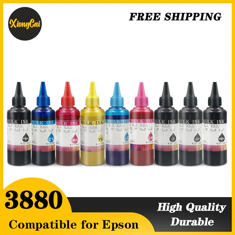 1SET-100ML-Universal-Pigment-Ink-For-Epson-SureColor-P600-P800-Stylus ...
