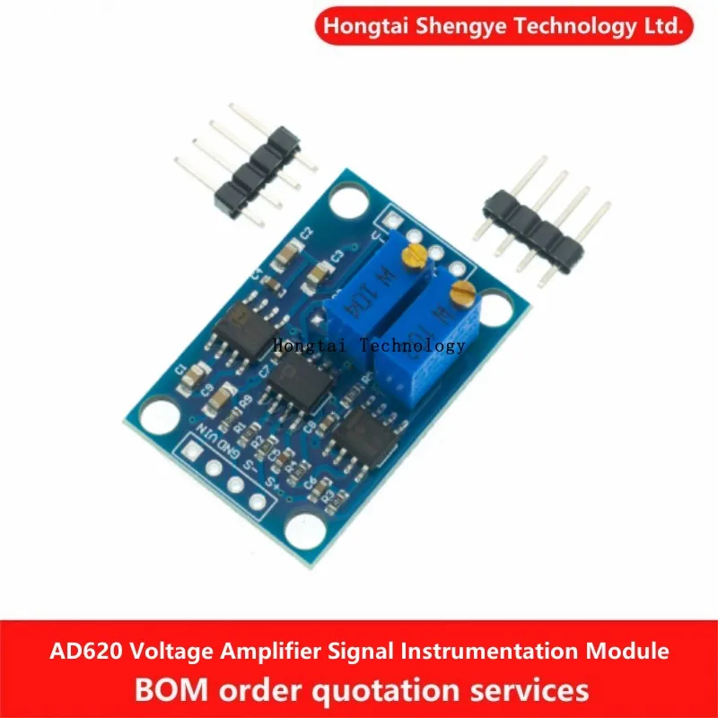 AD620-Microvolt-MV-Voltage-Amplifier-Signal-Instrumentation-Module-High ...