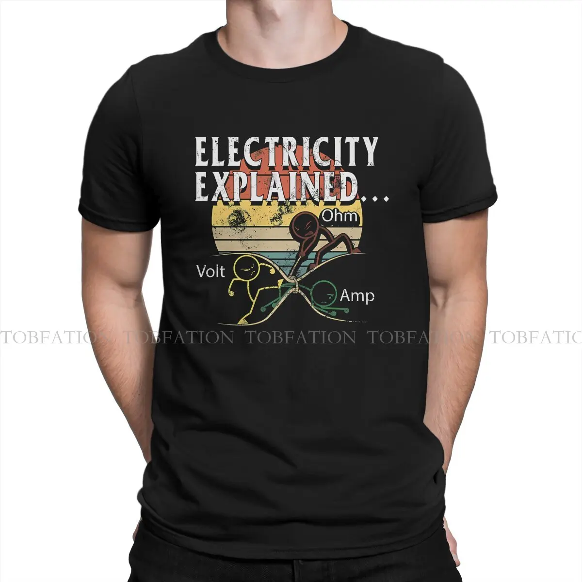 Electricity Explained Harajuku TShirt Engineer Electrical Electrician ...