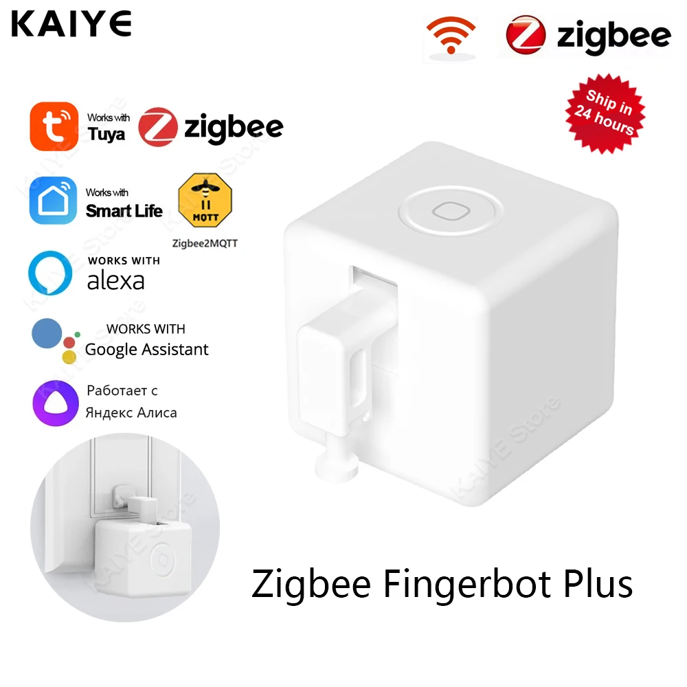 Tuya Zigbee Fingerbot Plus Smart Fingerbot Switch Button Pusher Smart ...