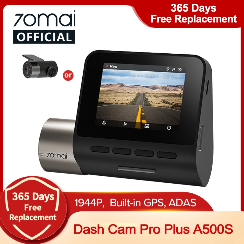 70mai Dash Cam Pro Plus+ 70mai Plus Car Dvr Built-in Gps 1944p Speed ...
