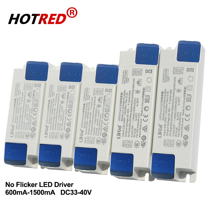 Lifud LED Driver No Flicker LF-GIFxxxYS DC33-40V 600mA 900mA 1000mA ...