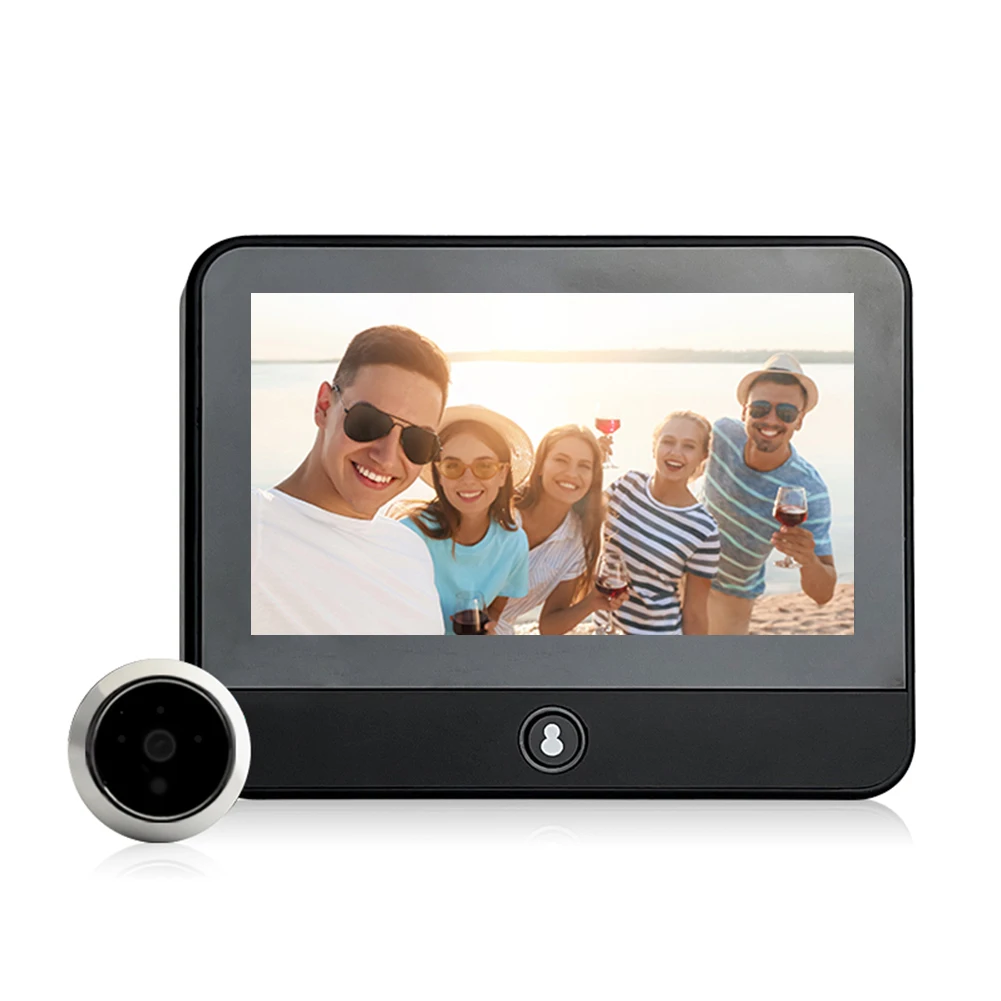 1080P-Peephole-Viewer-120-Degree-Wide-Angle-WiFi-Digital-Door-Viewer-IR ...