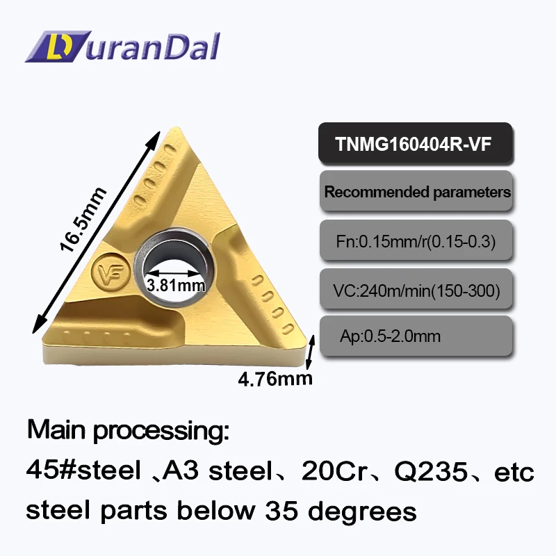 10pcs-Coated-Durable-Cermet-Inserts-TNMG160404R-VF-TNMG160408-Metal-Lathe-Cutter-External ...