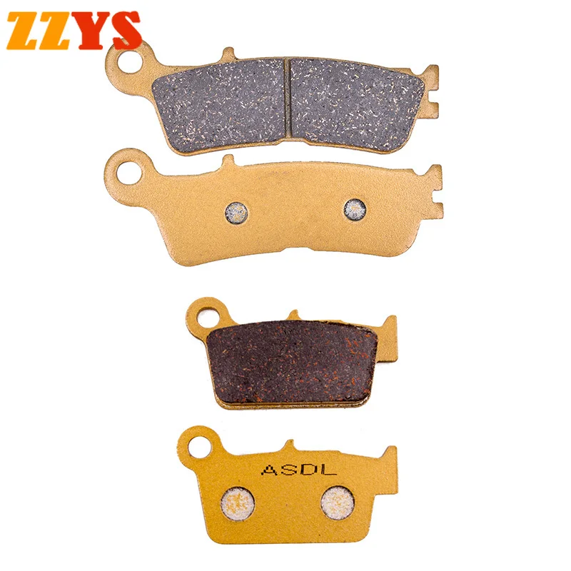 250CC Motorcycle Ceramic Front Rear Brake Pads Disc Set For YAMAHA ...