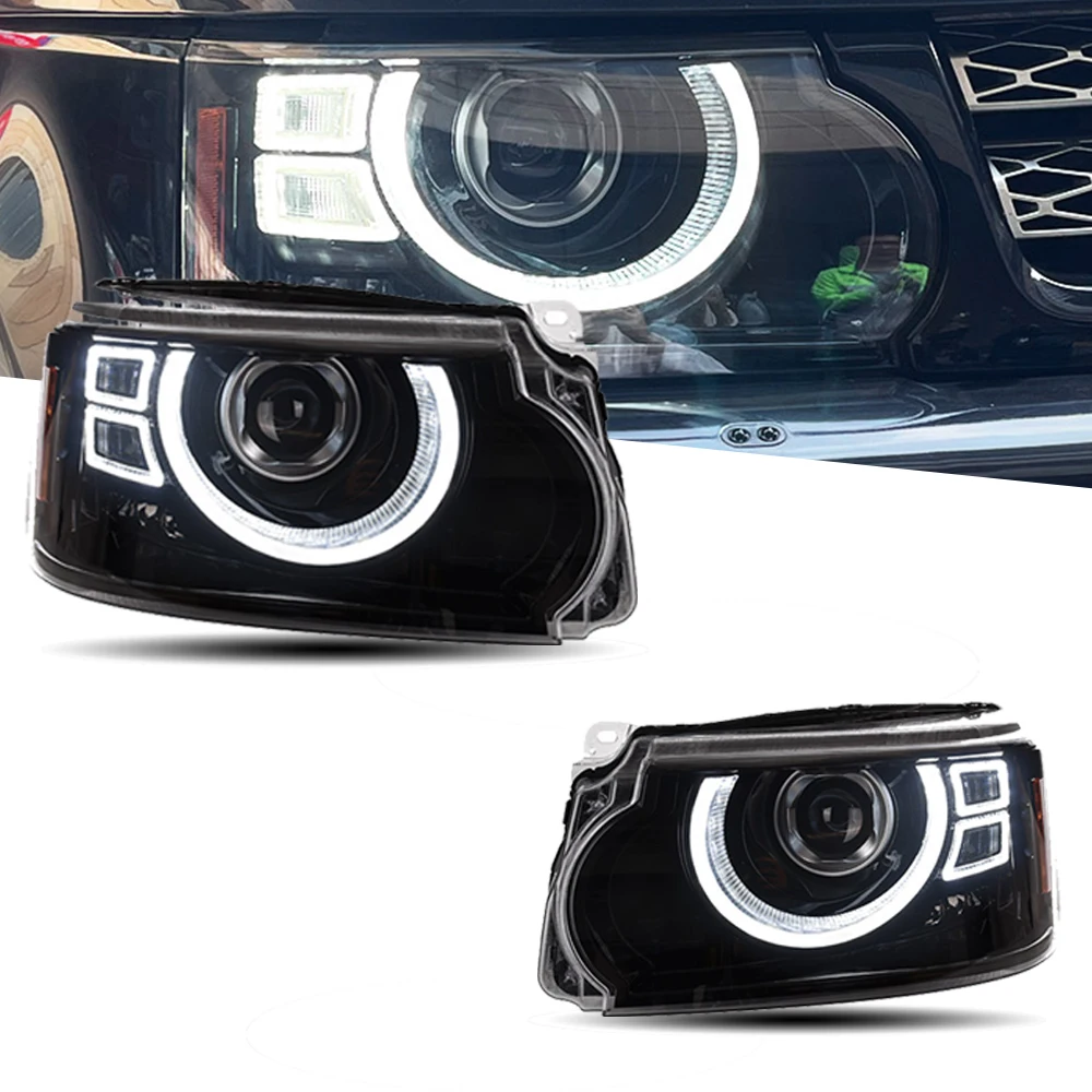 Headlight-For-LAND-ROVER-Discovery-4-LED-Headlights-2005-2013-Head-Lamp ...
