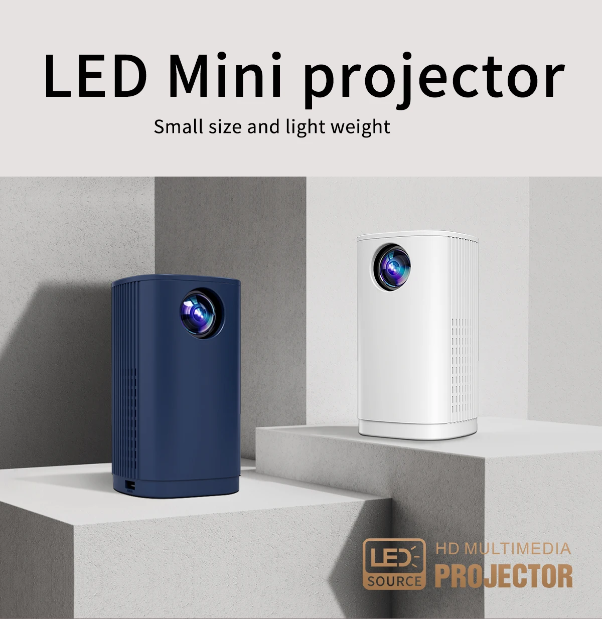 Portable-Projector-Smart-TV-WIFI-Home-Beamer-LED-Mini-Projector-LED ...