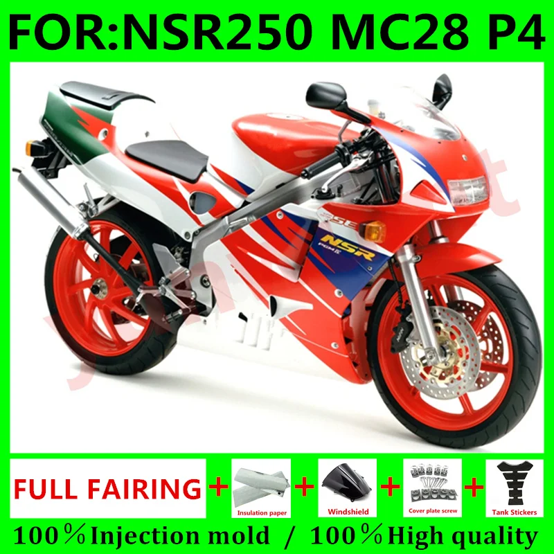 ใหม่ ABS รถจักรยานยนต์ทั้ง Fairings ชุด Fit สำหรับ NSR250R NSR 250 NC28 ...