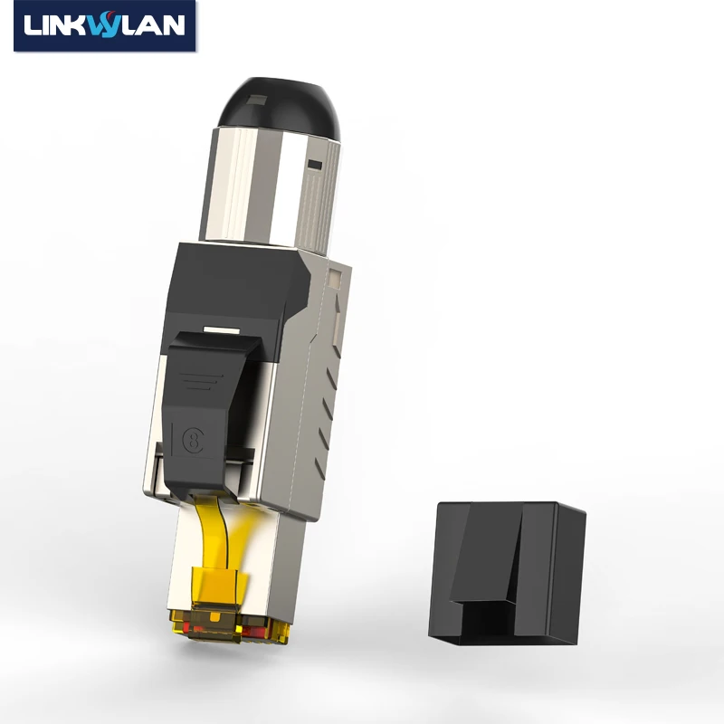 Industrial Grade Cat6a Cat7 Cat8 Toolless Field Termination Plug ...