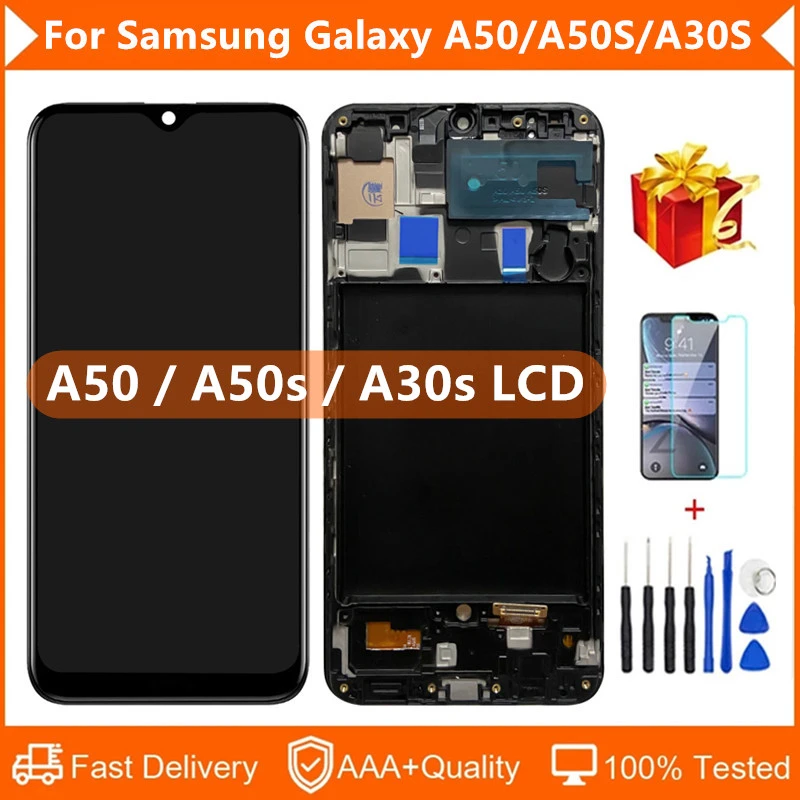 For Samsung Galaxy A50 A30s A50s LCD Display Touch Screen Digitizer ...