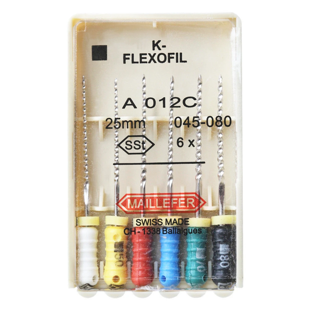 5 Packs Dental K-flexofile File 015-040 (21/25/31mm) Stainless Steel ...