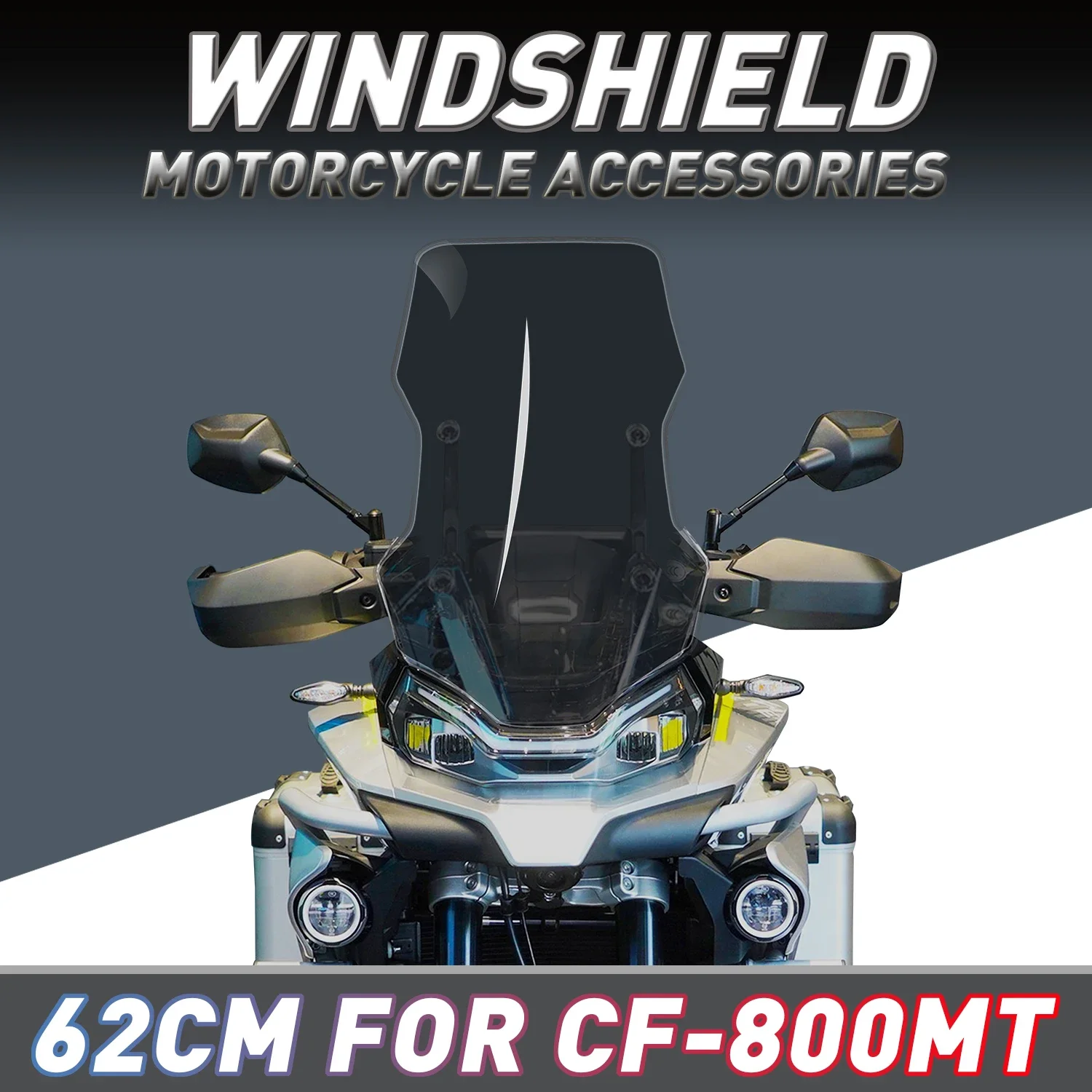 62CM-For-CFMOTO-800MT-800-MT-Motorcycle-Front-Windshield-Windscreen ...