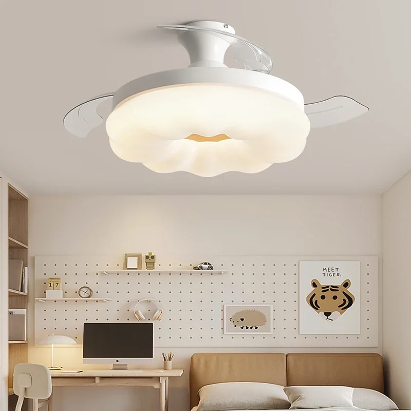 Remote-Control-Ceiling-Fans-Lamp-Modern-Simple-LED-Fan-Lights ...