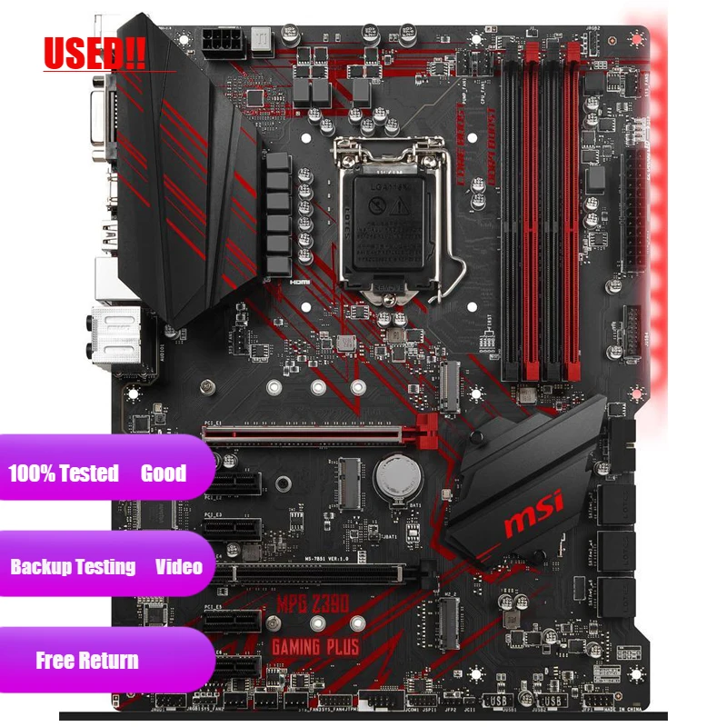 Msi Mpg Z390 Gaming Plus Lga 1151 With Intel Z390 Sata 6gb/s Atx ...