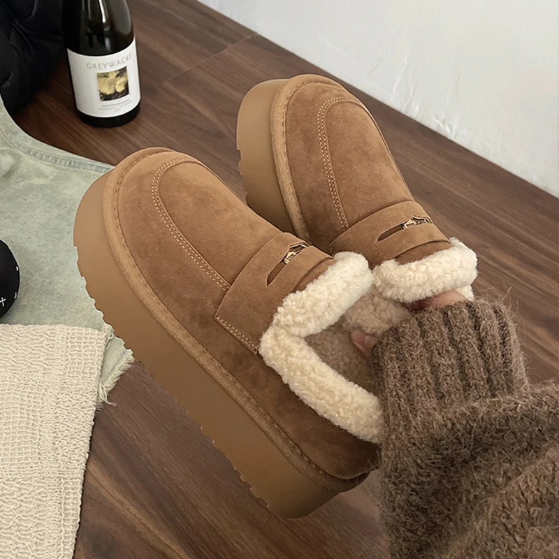 Zapatos-Retro-para-mujer-mocasines-zuecos-de-piel-con-plataforma ...
