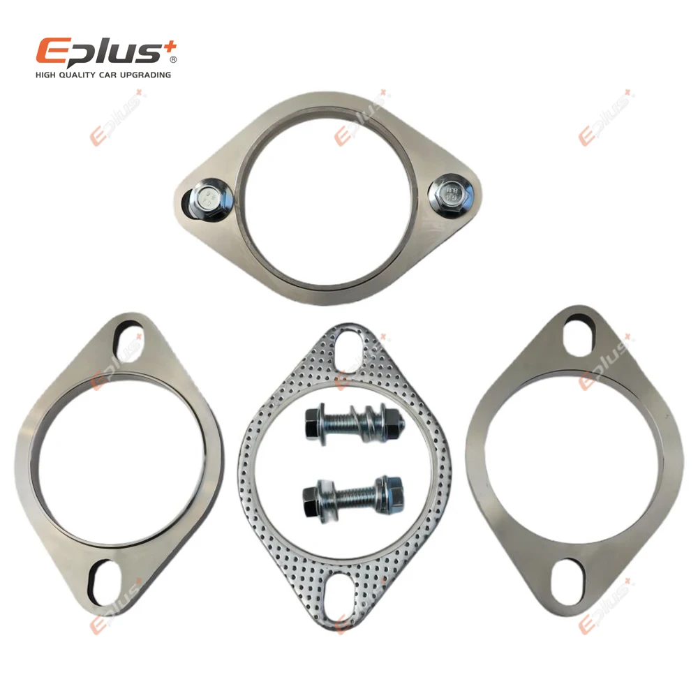 Eplus-2-Holes-Car-Motorcycle-Exhaust-pipe-Muffler-Flange-Joint-Kit ...