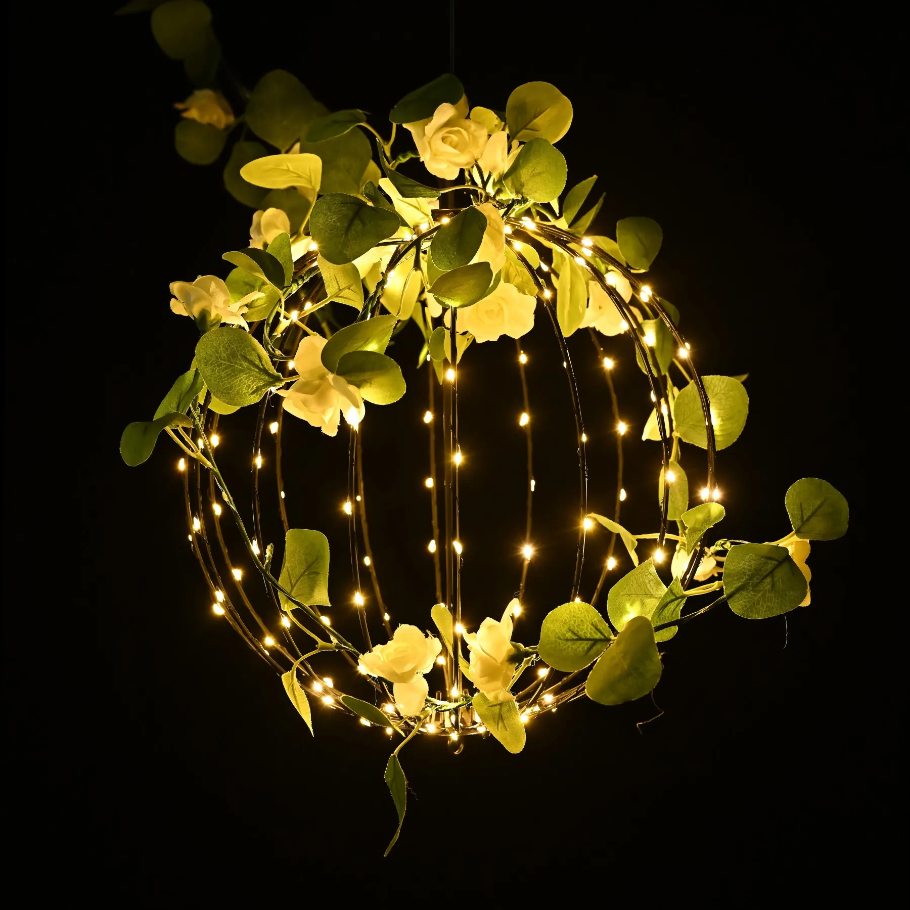 12-Outdoor-Hanging-LED-Light-Balls-Garden-Pathway-Lights-Christmas ...