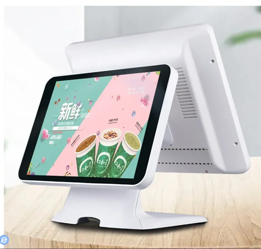 White-Touch-Screen-POS-System-Retail-And-Restaura-ntMulti-Language-To ...