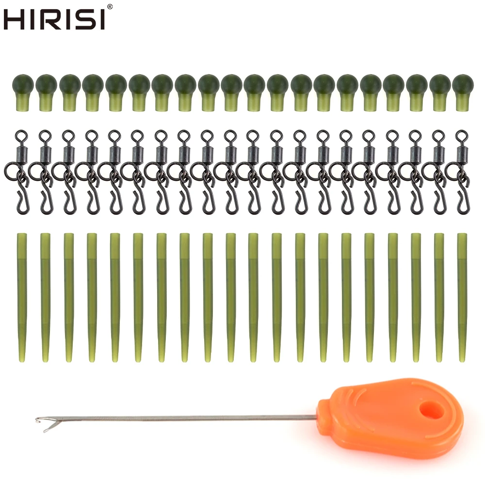 Carp-Fishing-Anti-Tangle-Sleeves-Rubber-Buffer-Ball-Swivels-Quick ...