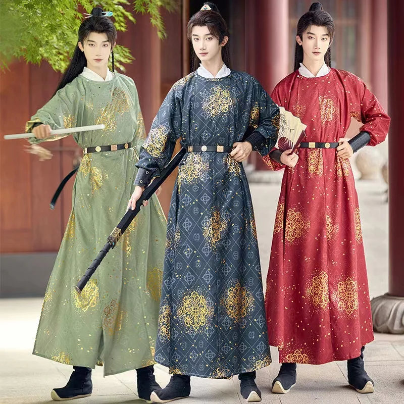 Vestido-Hanfu-de-estilo-chino-para-hombres-y-mujeres-T-nica-de-cuello ...