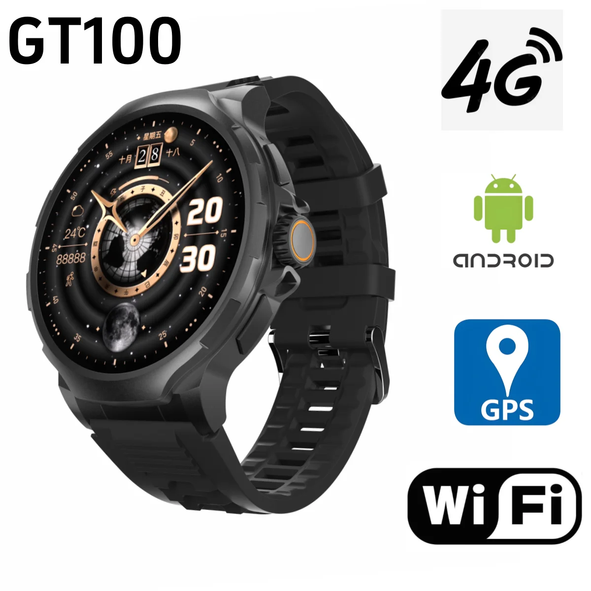 4G-Full-Netcom-Smart-Watch-Android-9-0-4G-1-8-Sphere-Screen-HD-Display ...