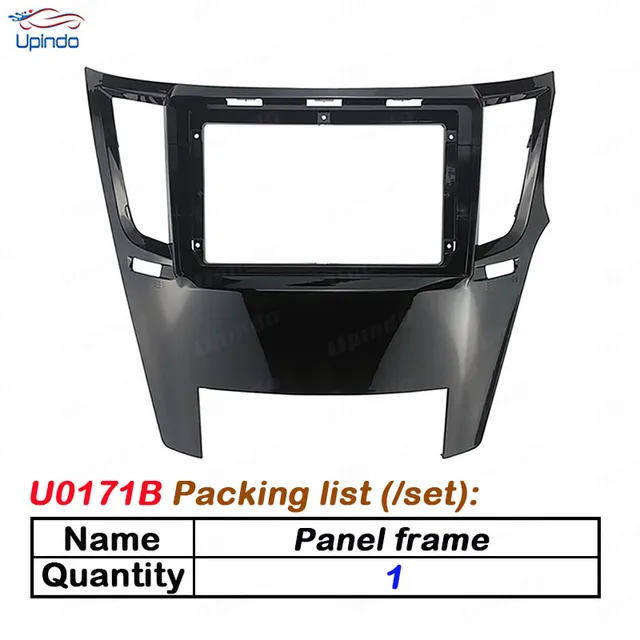 Car accessoires 2 Din 9 Inch Android Audio Plastic Fascia Radio Panel ...