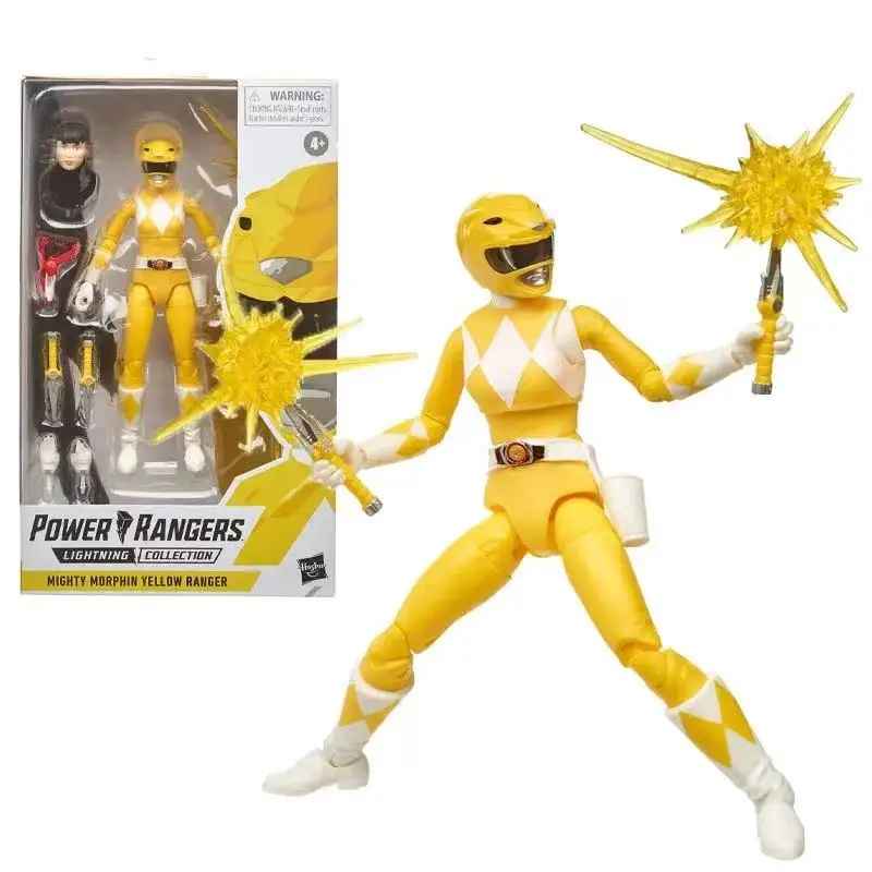 Original-6-Inch-Power-Rangers-Lightning-Mighty-Morphin-Yellow-Ranger ...