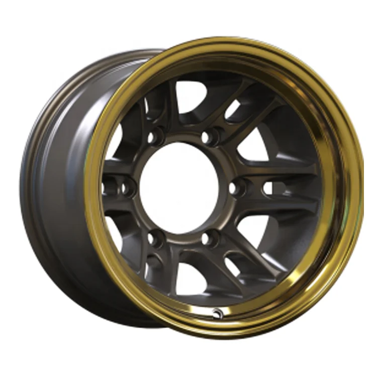 15-inch-Brown-racing-wheels-15X8-5-custom-flow-forming-6-holes-alloy ...