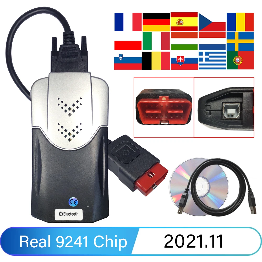 Real 9241A 2021.11 For AMDS DELPHIS Multidiag V3.0 Car Diagnostic Tool ...