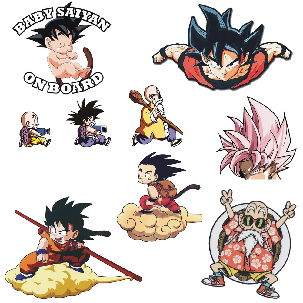 Pegatinas-reflectantes-de-Dragon-Ball-para-coche-calcoman-as ...