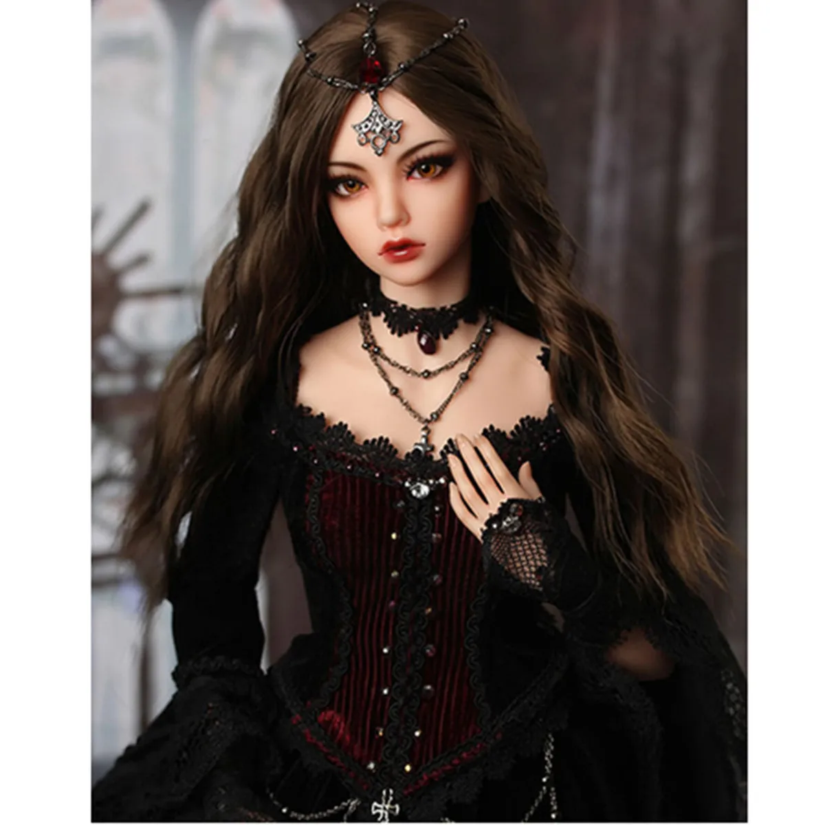 New-Resin-45cm-sexy-1-4-BJD-SD-Fashion-Fid-Mari-Doll-With-Glass-Eyes ...