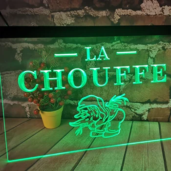 la chouffe NEW carving signs Bar LED Neon Sign vintage home decor