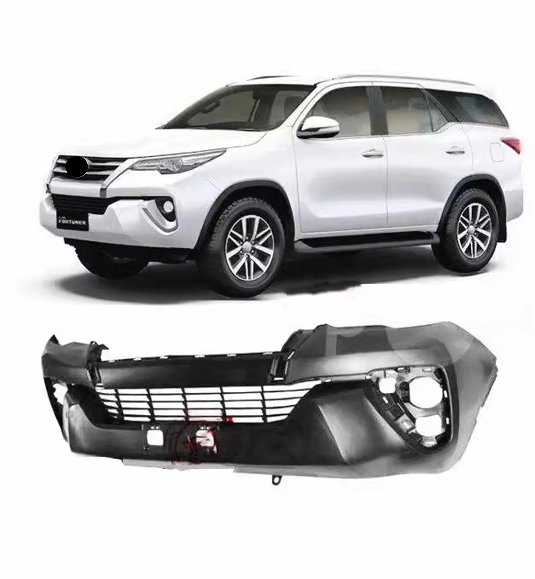 Car-Front-Bumper-surround-Body-kit-for-Toyota-FORTUNER-17-19-Radiator ...