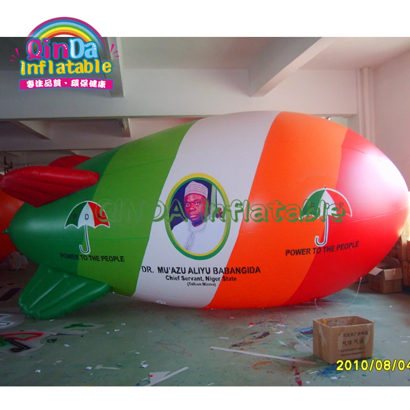 Globo-de-helio-inflable-tama-o-personalizado-PVC-dirigible-aeroplano ...