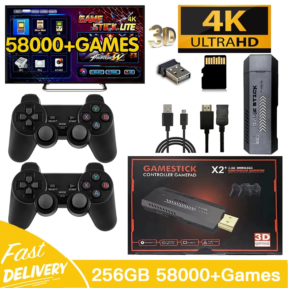 Consola-de-videogame-para-crian-as-X2-Plus-256G-50000-Game-GD10-Pro-4K ...