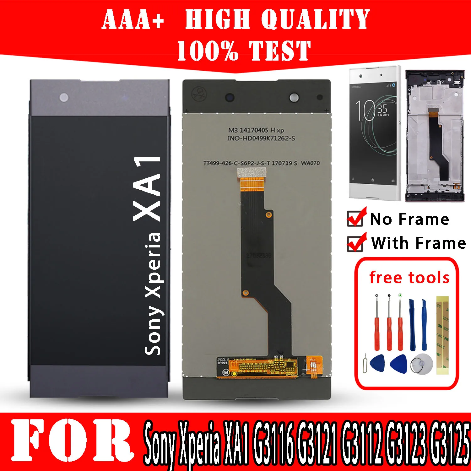 Pantalla-LCD-Original-para-Sony-Xperia-XA1-G3116-G3121-G3112-G3123-piezas-de-repuesto-de ...