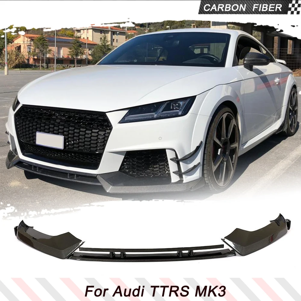 Koolstofvezel-FRP-Auto-Voorbumper-Lip-Body-Kits-Splitters-Voor-Audi-TT ...