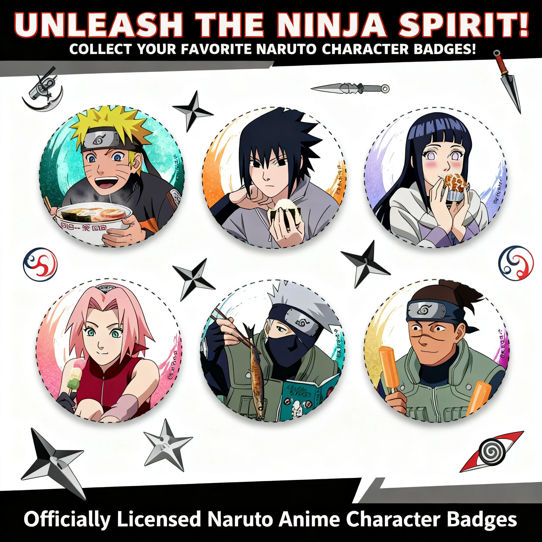 Naruto Anime Badge Brooch Pin Metal Enamel Collectible Cosplay Gift for ...