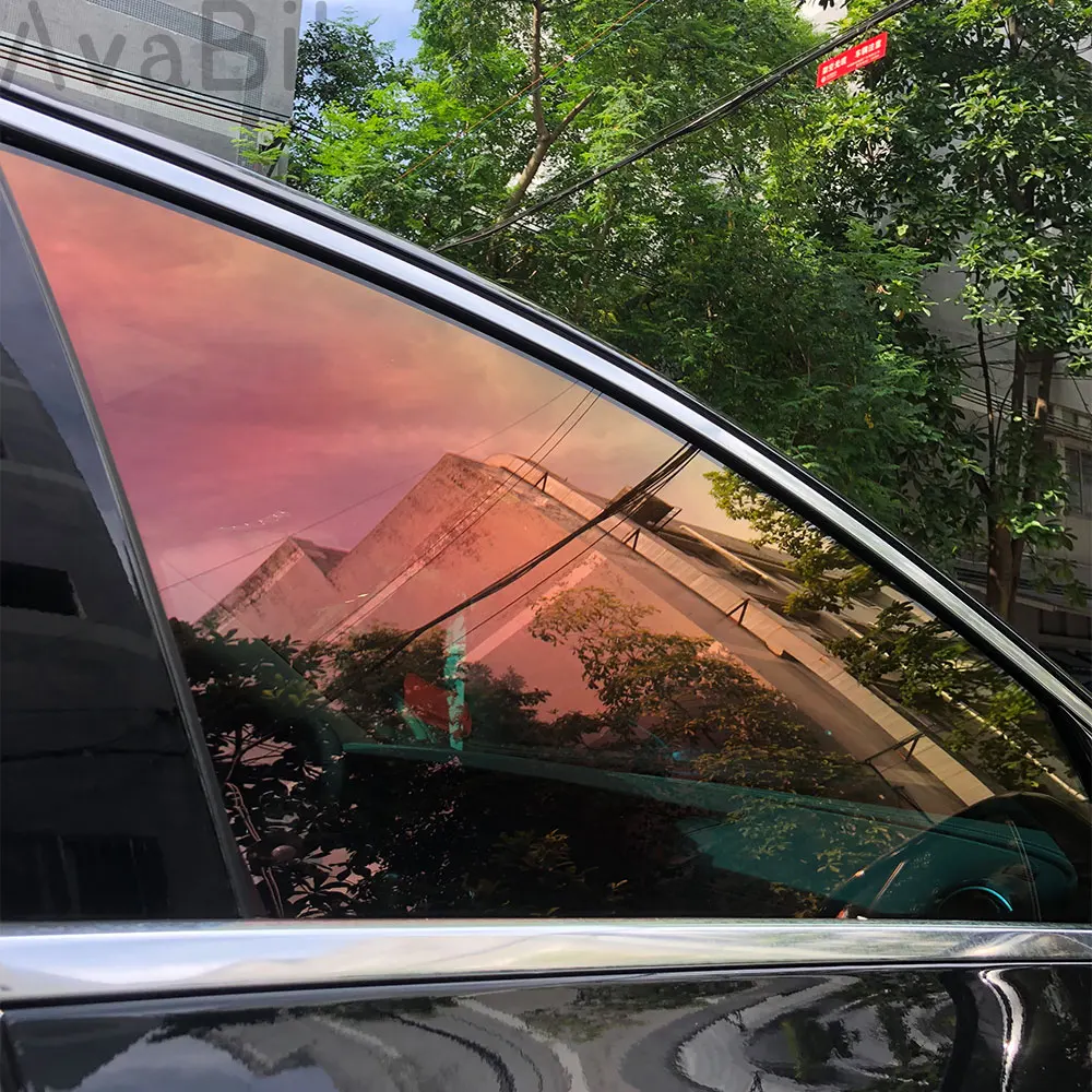 50-55CMx152CM-New-Red-Chameleon-VLT-32-Windscreen-Foils-Car-Rear-Window ...