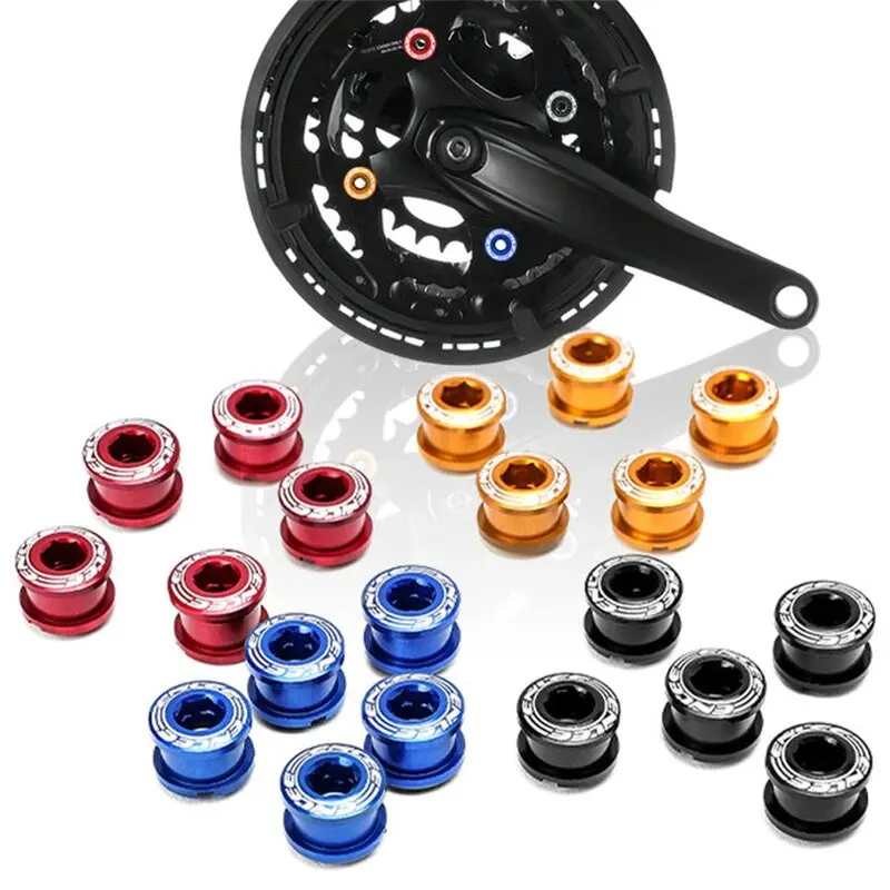 Bike-Chainring-Bolts-Road-MTB-Plate-Alloy-Screws-Single-double-Crankset ...