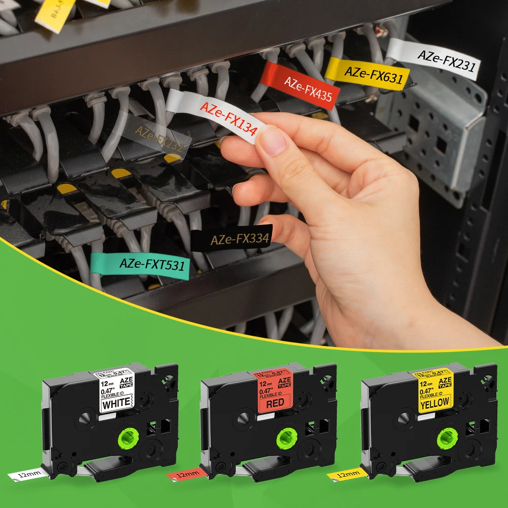 tze231-tzefx231-Compatible-for-P-touch-Label-Tape-for-Brother-Label ...