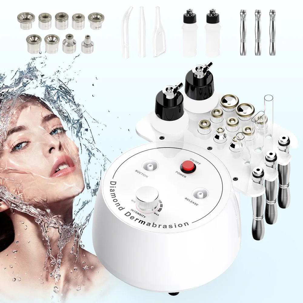 Portable Dermabrasion Machine 3 In 1 Diamond Peeling Skin Rejuvenation ...